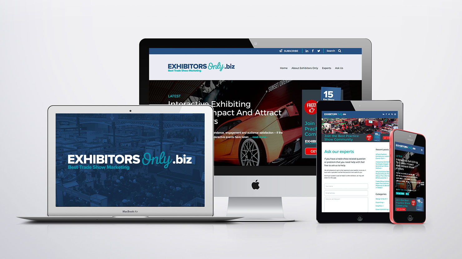 New website for exhibition industry resource, Exhibitors Only - Colab ...
